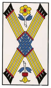Ocho de Bastos en el Tarot de Marsella | Combinaciones y Significado ...